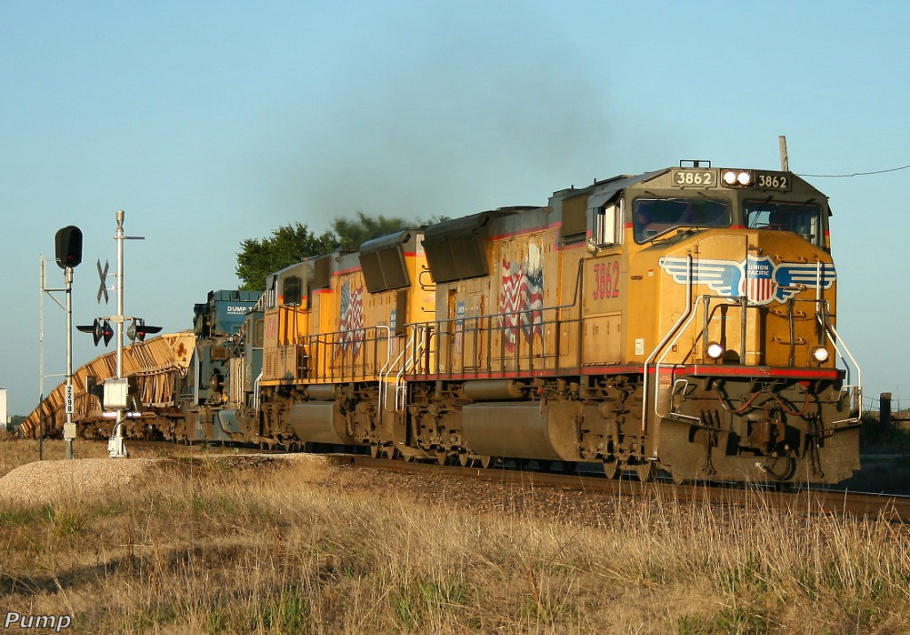Westbound UP Work Train